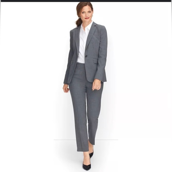 Talbots | Jackets & Coats | Nwt Talbots The Kate Fit Grey Wool Blend ...